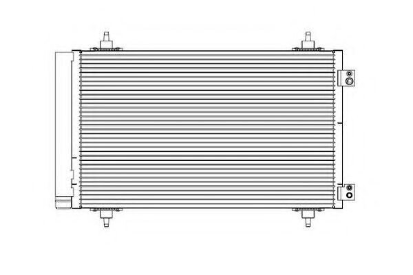 Kondenzator klime 5780K82X - Citroen CR Picasso 06-13