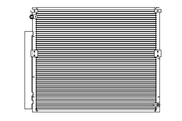 Kondenzator klime 8178K8C3 - Toyota Land Cruiser 02-04