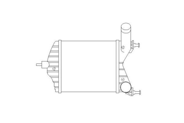 Hladnjak vazduha 3023J81X - Lancia Musa (350), OEM, 04-12