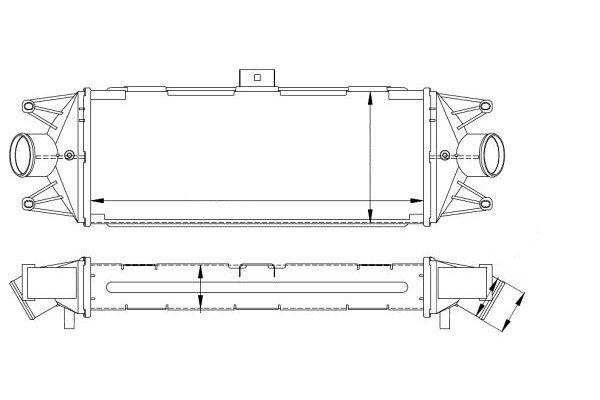Hladnjak vazduha 3052J8-1 - Iveco Daily, 06-14