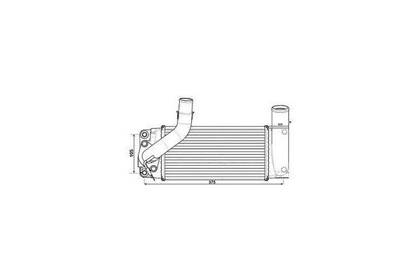 Hladnjak vazduha 8116J81X - Toyota Corolla 09-