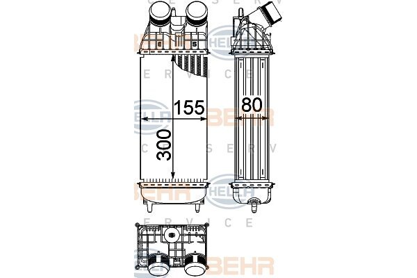 Hladnjak vazduha Citroen DS3, 10-15