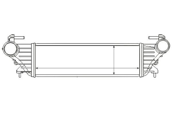 Hladnjak vazduha FIAT 500L (330), 12-