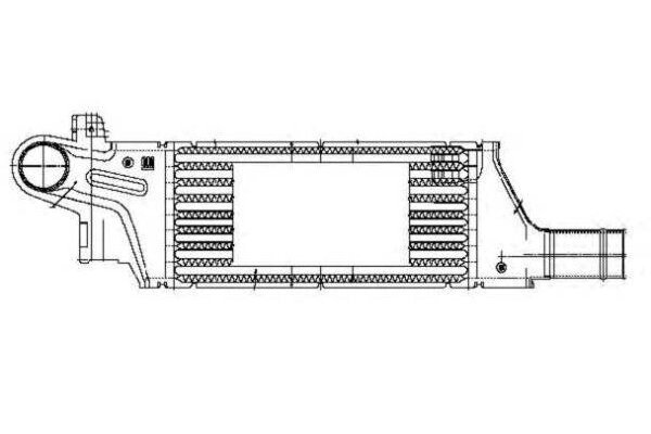 Hladnjak vazduha Opel Corsa C 00-