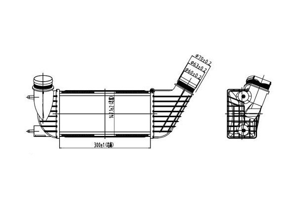Hladnjak vazduha Peugeot Expert 07-16