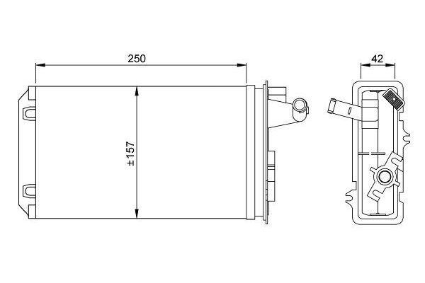 Grejač kabine Alfa Romeo 145/146 94-99