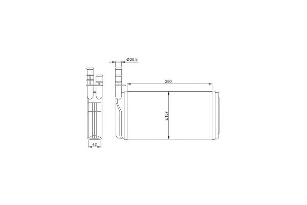 Grejač kabine Alfa Romeo 164 87-97