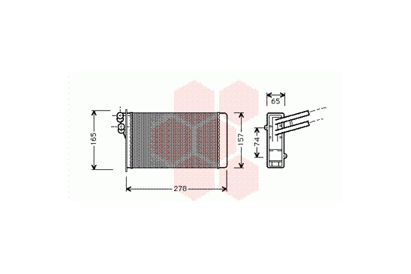 Grejač kabine Audi A4 94-99