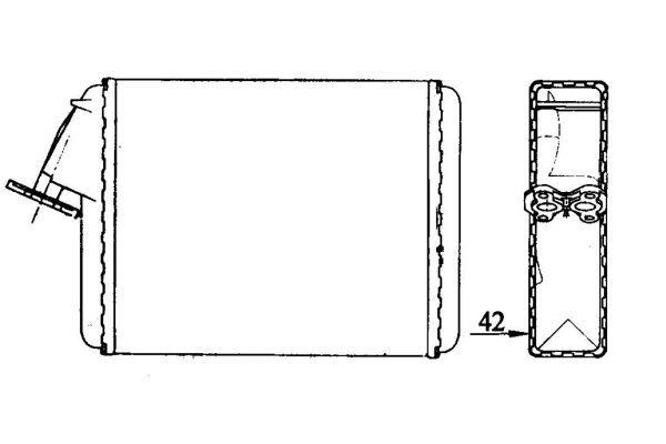 Grejač kabine Citroen C15/Visa 84-05