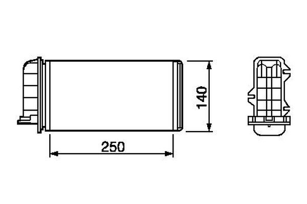 Grejač kabine Fiat Brava/Bravo 95-/Marea 96-02