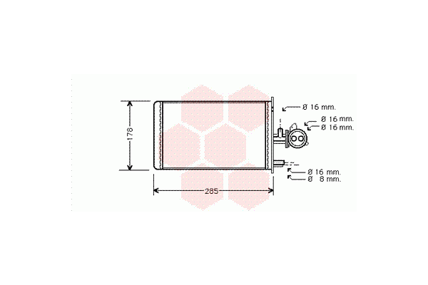 Grejač kabine Fiat Ducato I 85-90 243 x 177
