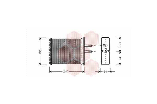 Grejač kabine Fiat Punto I Valeo Tip
