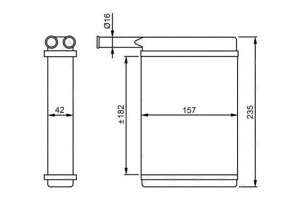 Grejač kabine Ford Fiesta 89-95