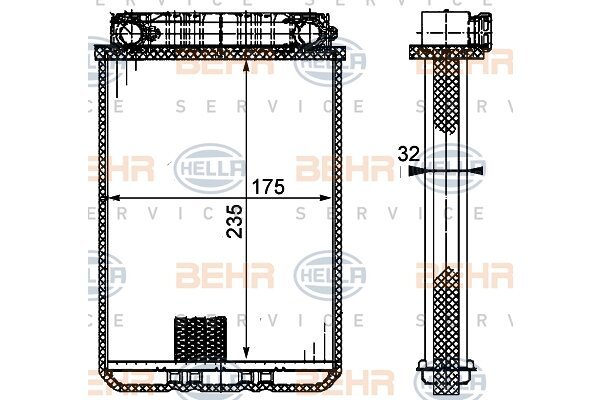 Grejač kabine Mercedes-Benz C-Klasa (W203) 00-07