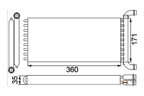 Grejač kabine Mercedes-Benz Vito/Viano (W639) 03-
