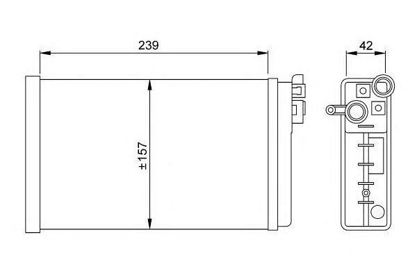 Grejač kabine Opel Senator B 87-94