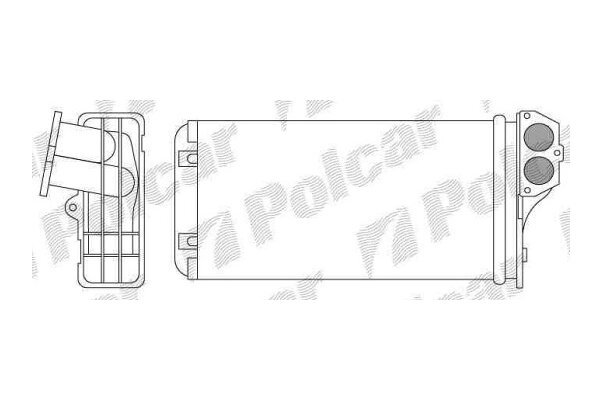 Grejač kabine Peugeot 307 01- benzin/diesel AC+