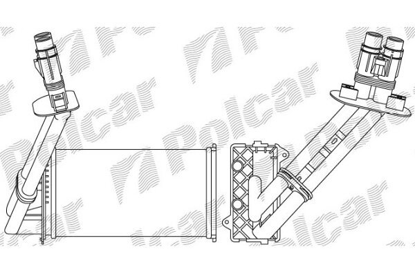 Grejač kabine Renault Laguna I 94-01 BEHR Tip