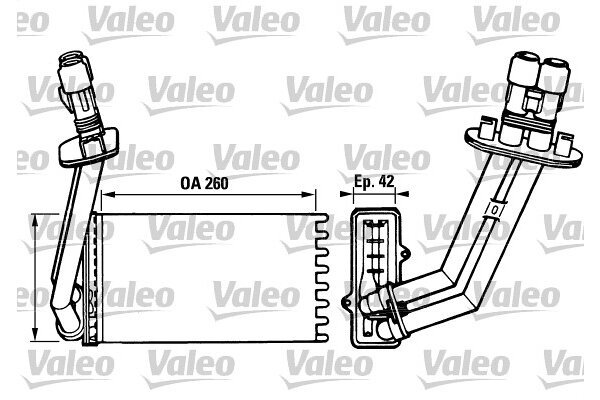 Grejač kabine Renault Laguna I 94-01 VALEO Tip