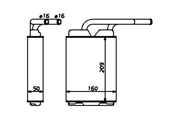 Grejač kabine Renault TWINGO 98-07