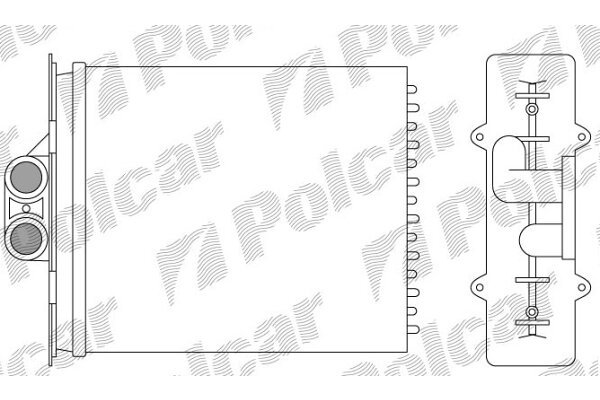 Grejač kabine za Opel Vectra B 95-01 AC+