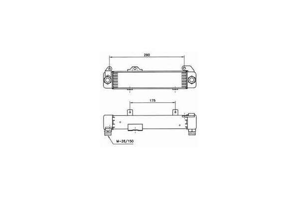 Hladnjak olja Fiat Croma 85-