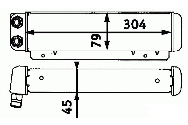 Hladnjak olja Mercedes-Benz 190 (W201) 82-93