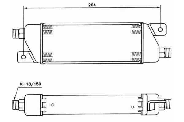 Hladnjak olja Opel Ascona C 81-