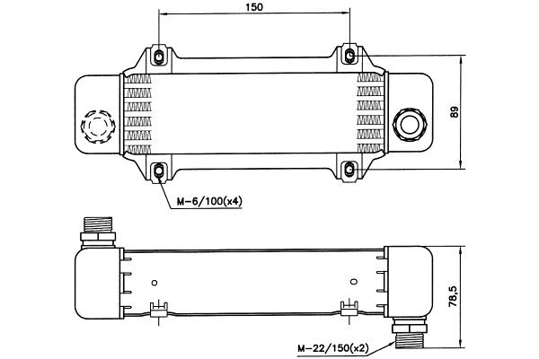 Hladnjak ulja Audi 100/200