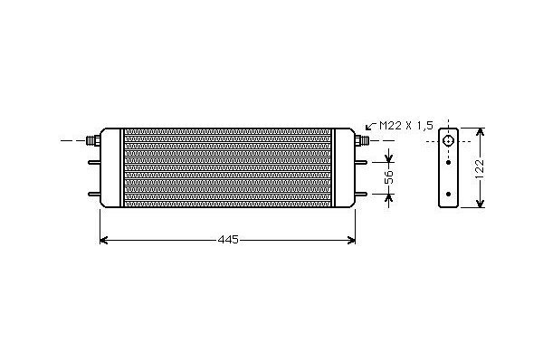 Hladnjak ulja Mercedes-Benz C-Klasa 190 W201 88-93