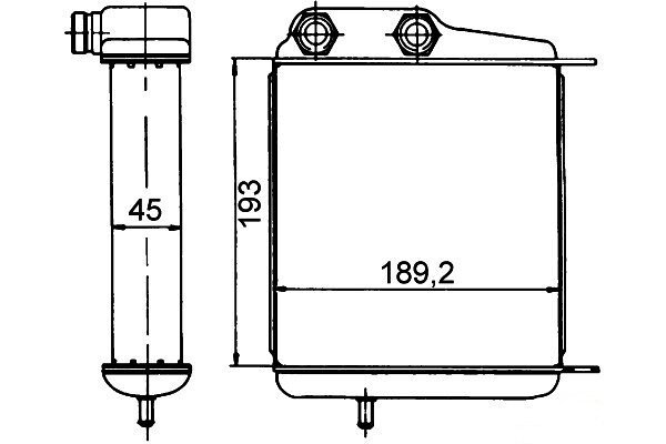 Hladnjak uljaMercedes-Benz E-Klasa W124 84-93