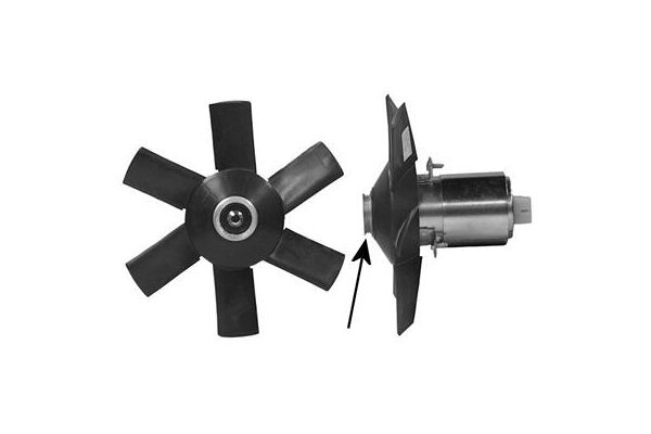 Ventilator bez kućišta Audi 80 86-91 1.4-1.6D 250/150W 3pin