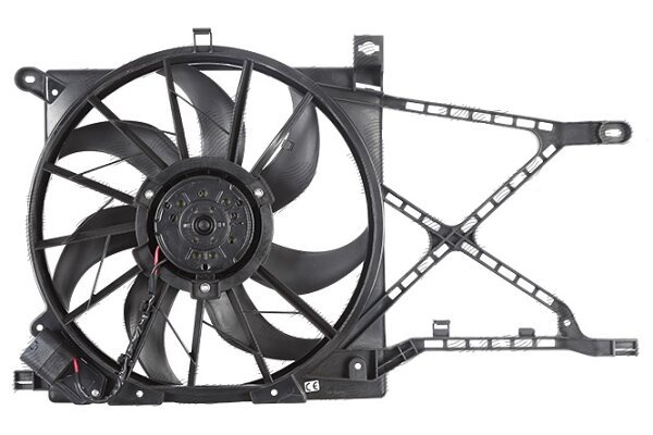 Ventilator hladnjaka 550823W10 - Opel Zafira 99-05