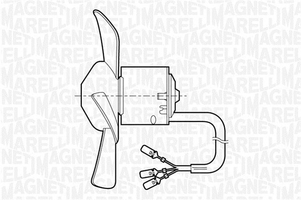 Ventilator kabine Fiat Uno 83-96 2 brzine vrtanja