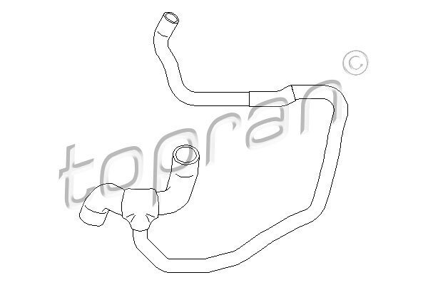 Fleksibilna cev hladnjaka vode Opel Corsa 00-06 1.7 DI / 1.7 DTI
