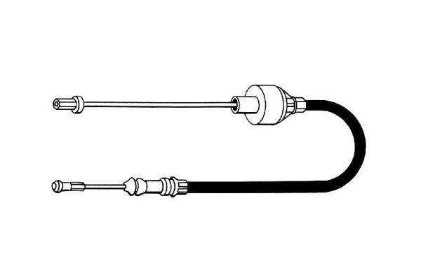 Sajla kvačila Ford Fiesta 83-96, 645 mm