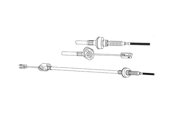 Sajla kvačila Opel Agila 00-07, 690 mm