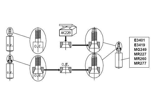 Prednji amortizer Citroen Saxo 96-