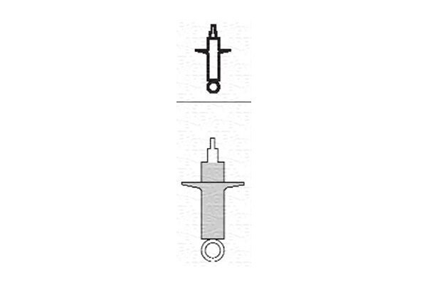 Zadnji amortizer 1416G - Volkswagen, Seat