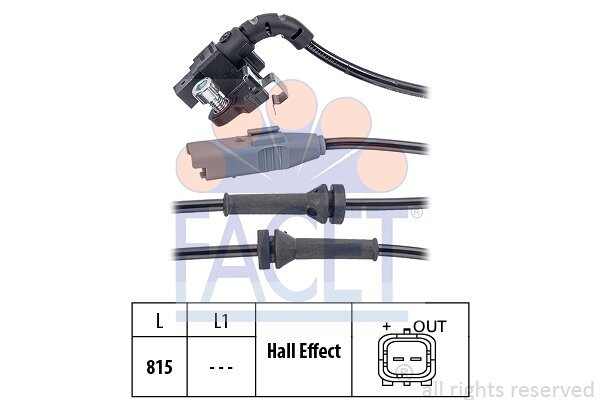 ABS senzor Citroen C4 04-10