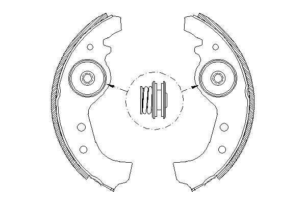Čeljust kočiona S72-1005 - Opel