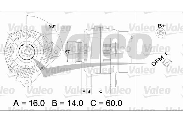 Alternator Audi A4 00-04