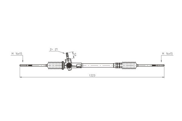 Letva volana Rover 200/400 89- (bez servo)