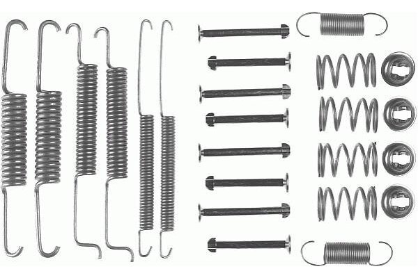 Komplet za obnovu kočionih čeljusti Audi 80 72-86