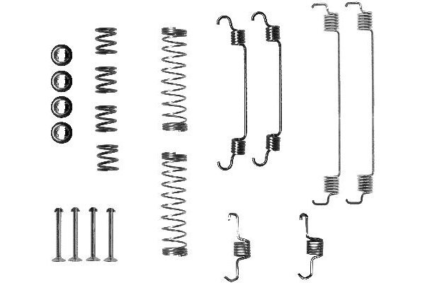Komplet za obnovu kočionih čeljusti Peugeot 1007 05-