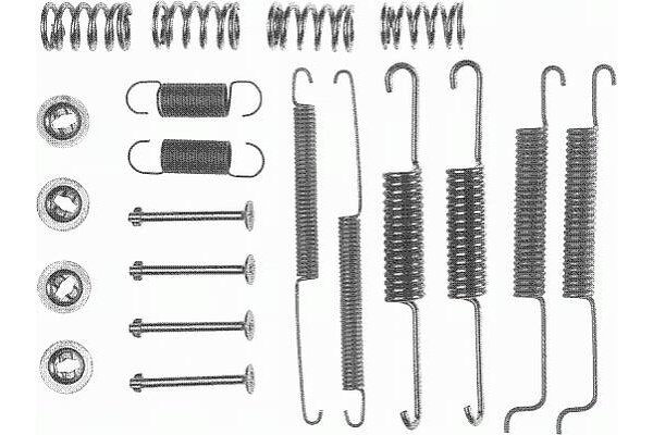 Komplet za obnovu kočionih čeljusti Volkswagen Passat 80-88