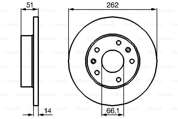 Prednja diskovi kočnica BS0986478991 - Land Rover Freelander 97-06