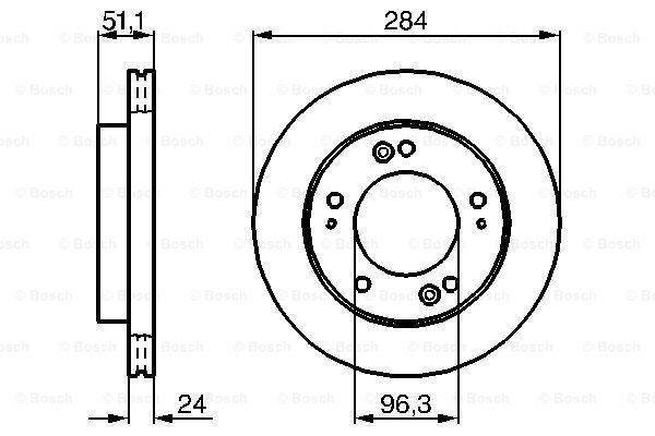 Prednja diskovi kočnica BS0986479020 - Kia Sportage -04