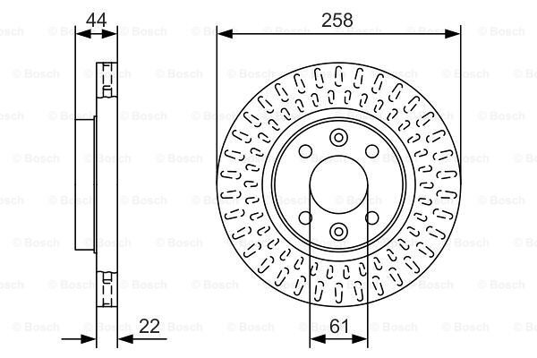 Prednja diskovi kočnica BS0986479A86 - Renault Clio 12-