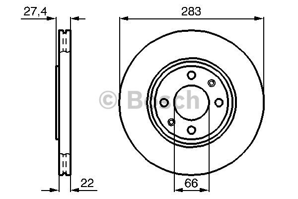 Prednje disk kočnice S71-0067S - Honda Civic 92-01